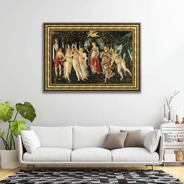 Primavera by Sandro Botticelli Giclee Print Oil Painting Gold Frame Size 25" x 18" - On Sale ...